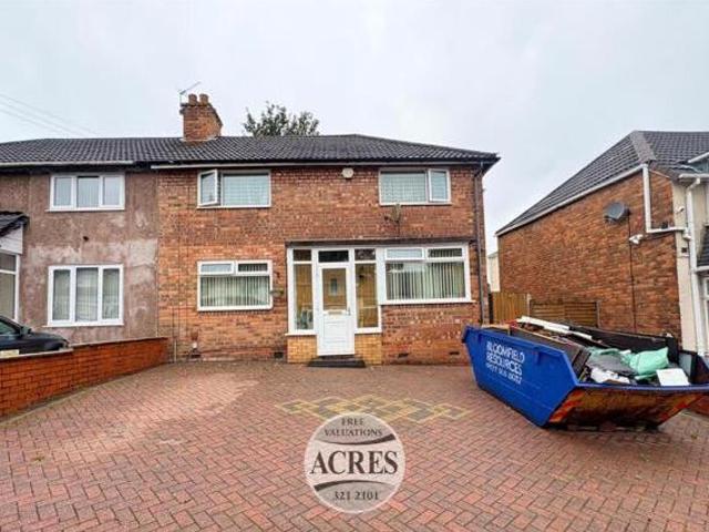 Chudleigh Road, Erdington, 3 Bedroom Semi detached