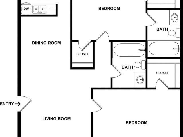 Chula Vista Apartment Homes 2 Bedroom Apartment for Rent at 1405 Elite Cir, Arlington, TX 76010