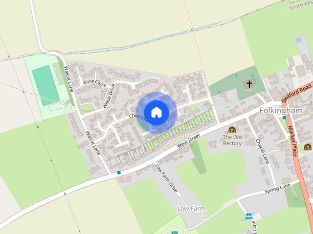 Churchfields, Folkingham, NG34