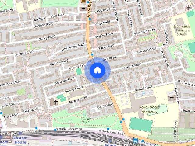 Churchill Road, Prince Regent, E16