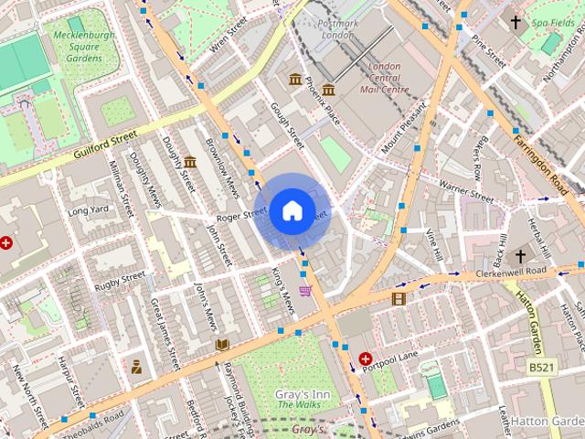 Churston Mansions, Grays Inn Road, WC1X