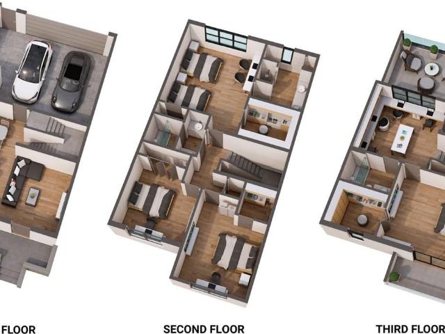 Cigar Lofts Student Housing 4 Bedroom Apartment for Rent at 2111 N Albany Ave, Tampa, FL 33607 Old West Tampa