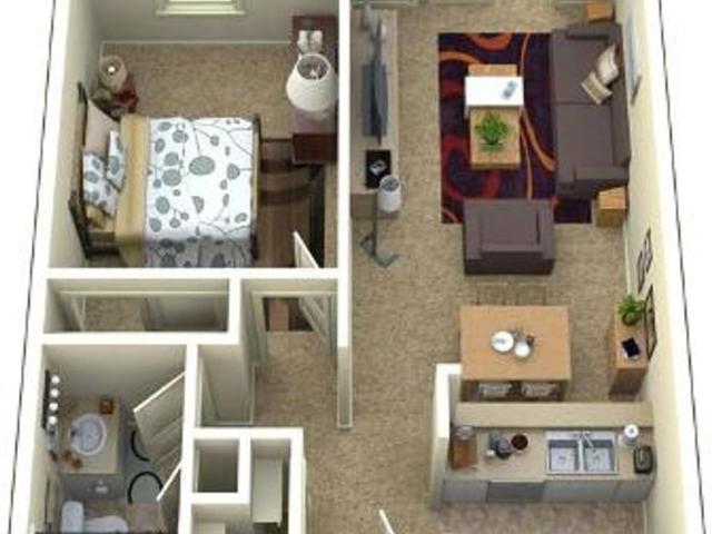 City Gables 1 Bedroom Apartment for Rent at 1611 Pleasant St, Roseville, MN 55108 Roseville