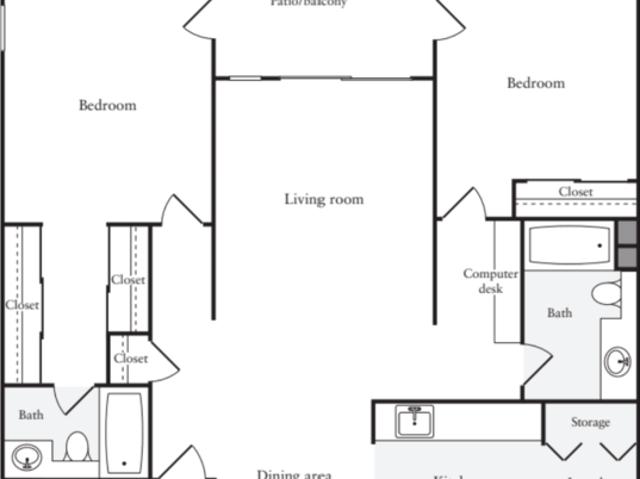 City Gate at Cupertino Apartments 2bed2bath
