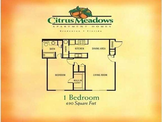 Citrus Meadows Apartments 3 Bedroom Apartment for Rent at 1591 19th Street Ct E, Samoset, FL 34208 Samoset