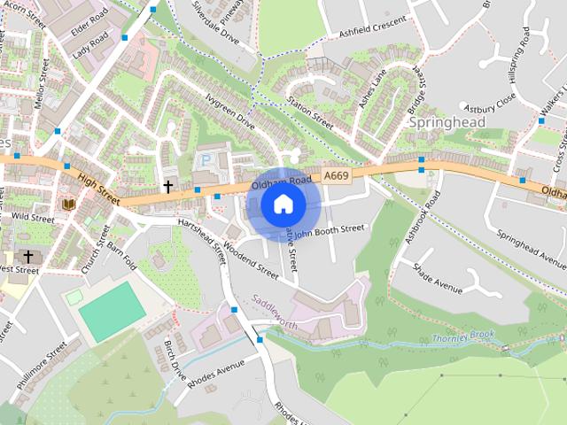 Co operative Street, Springhead, OL4