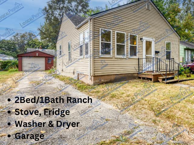 Comfortable 2BR Ranch on Large Lot with Garage & Appliances Included