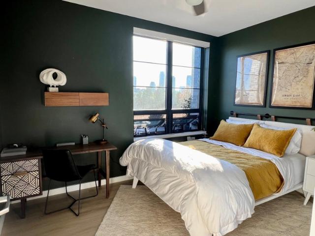 Comfortable Bedroom and Bathroom with view