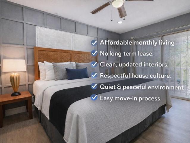 Comfy monthly living in a clean, respectful house