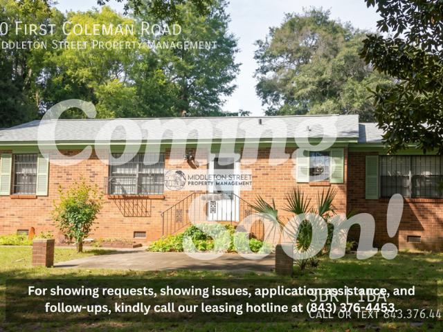 COMING SOON 70 First Coleman Road