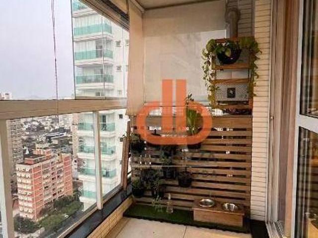 Comprar apartamento com 1 dormitório à venda, 52 m² por R$ 800.000 Embaré Santos/SP