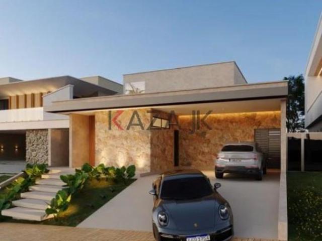 Comprar/vendo: Casa à venda, térrea, nova no condomínio de alto padrão Brisas do Lago, Jundiaí com 3