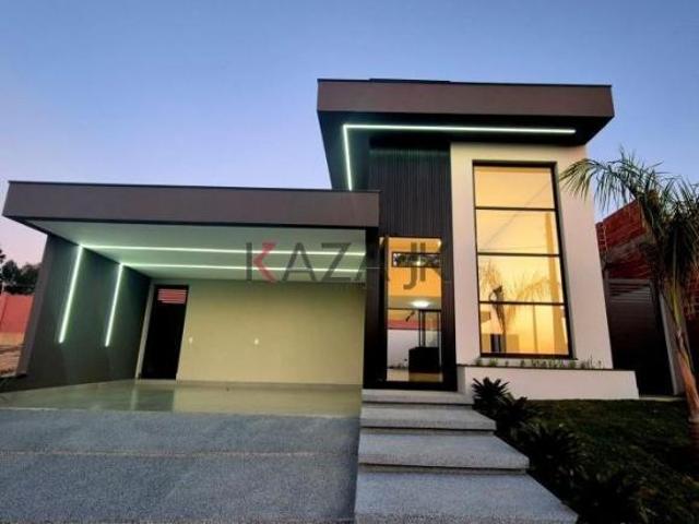 Comprar/vendo/permuto: Casa à venda, térrea, alto padrão, nova no condomínio Villagio Azzure, Jacaré