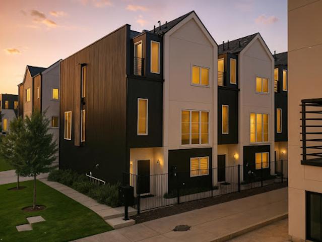 Contemporary house with terrace