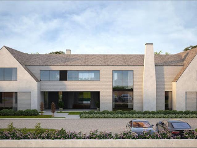Contemporary house with garden and terrace