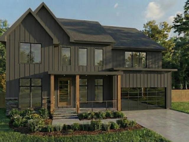 Contemporary house with garden and terrace