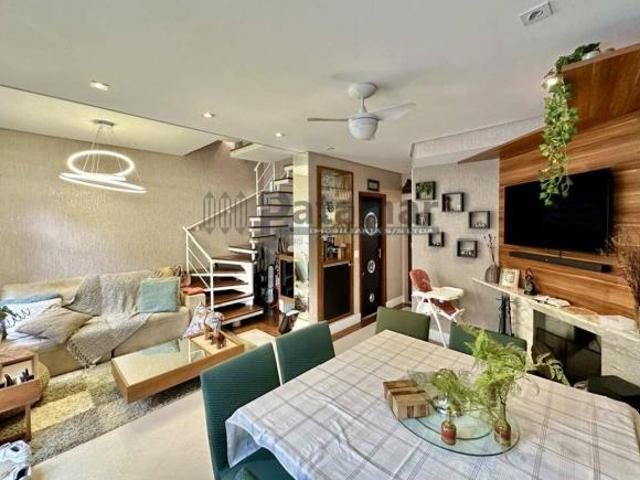 Cond. New Village Sobrado 3d/1ste, escritório, ar condicionado, lareira!