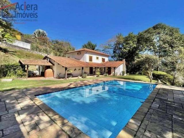Cond. Vila Real Moinho Velho Casa rústica com 4 dormitórios, área de lazer + casa de hóspedes
