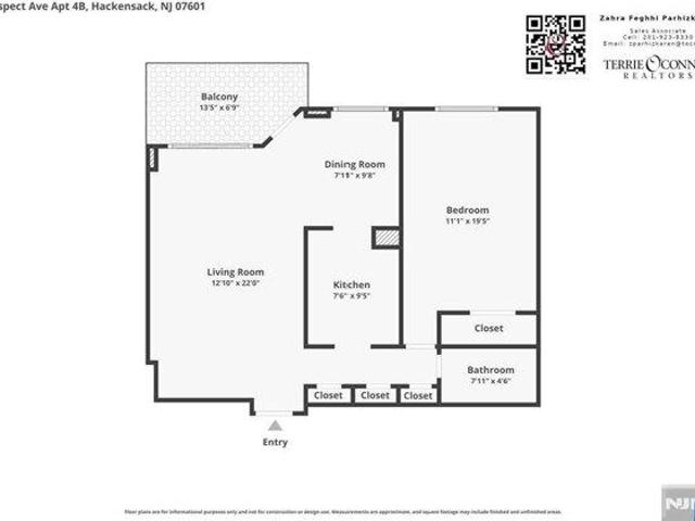 condo with 1 bedroom, Hackensack NJ DS102564169