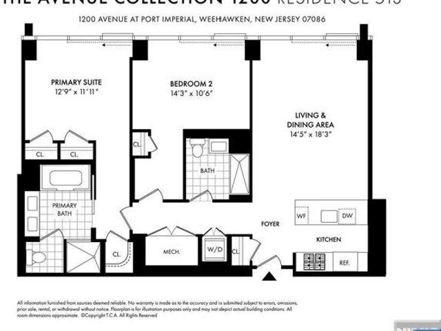 condo with 2 bedroom, Weehawken NJ ES104906694