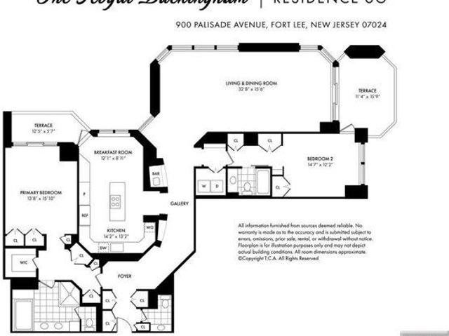 condo with 2 bedroom, Fort Lee NJ ES105233796