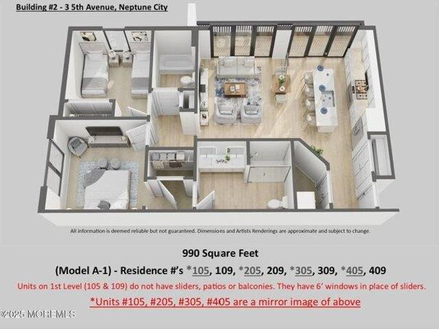 condo with 2 bedroom, Neptune City NJ ES103626862