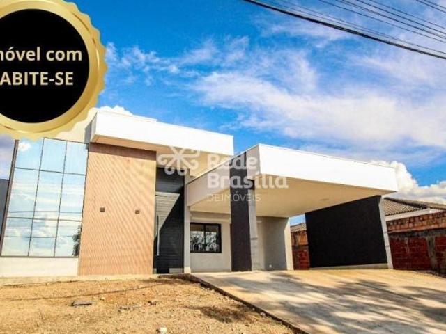 Condomínio Ouro Vermelho II Casa à venda, 3 suítes, com habite se, Jardim Botânico