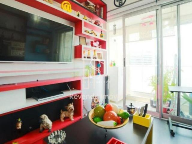 Condomínio Add Nova Berrini. Apartamento 33m² 1 dorms com sacada e lazer complet