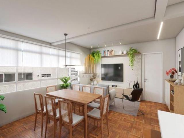 Condominio Almiro Meirelles em Vila Buarque, Apartamento de 140m² com 3 dormtiórios, 2 suítes, 1 vag