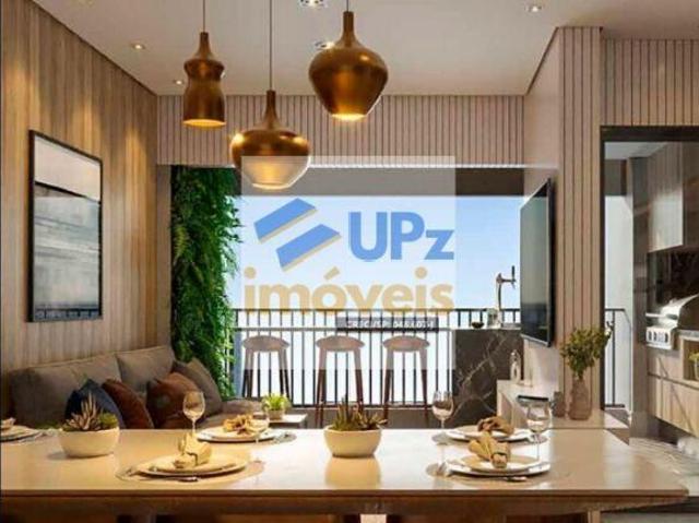 Condomínio Alpha Park View Barueri Apartamento com 3 dormitórios sendo 3 suítes, 84m², varanda com