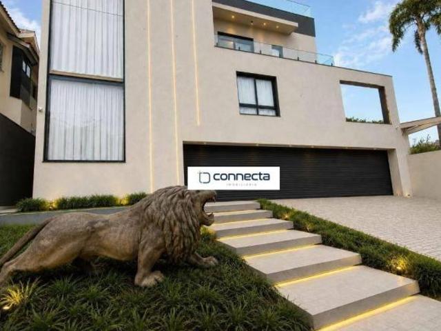 Condominio Arujá 5 Residência conteporânea e sofisticada 4 suites, vagas para 9 carros