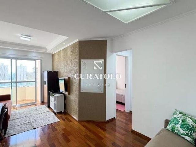 CONDOMINIO CASS Apartamento à venda com 70 m², 2 quartos, varanda e 2 vagas, Jardim do Mar, São Be