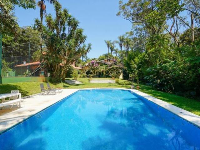 CONDOMÍNIO CHÁCARA FLORA ÚNICA CASA COM QUADRA DE TENIS `A VENDA JARDIM PISCINA ÁREA GOURMET