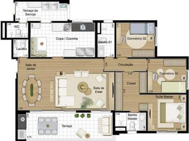 Condominio Club Andorinha / Andar baixo / Terraço gourmet / Otima planta