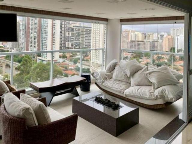 Condomínio Domani Brooklin apartamento de 258m2 com 4 quartos, sendo 3 suítes, 4 banheiros, 5 vaga