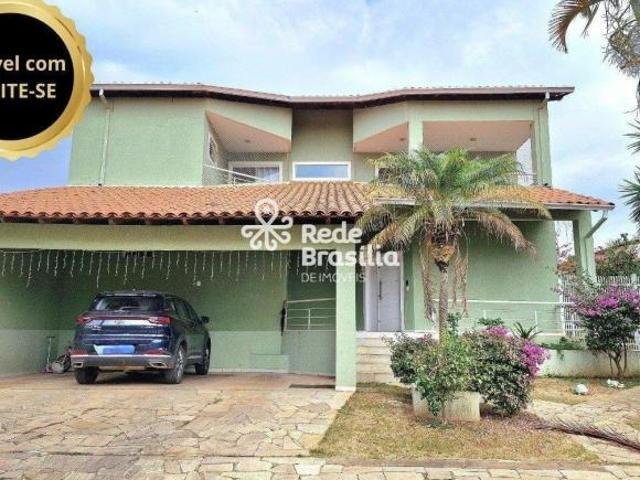 Condomínio Estância Jardim Botânico, casa à venda, aceita financiamento, 4 suítes, Jardim Botânico