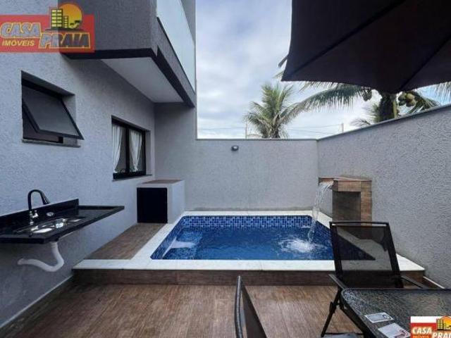 Condomínio frente ao mar piscina privativa 2 quartos, 96 m² por R$ 517.000 Jardim Suarão Itanhaé