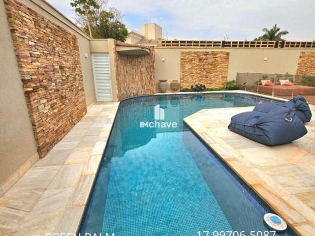 Condomínio Green Palm em São José do Rio Preto SP: 4 suítes, 3 salas, 7 banheiros, 6 vagas, 500m² de