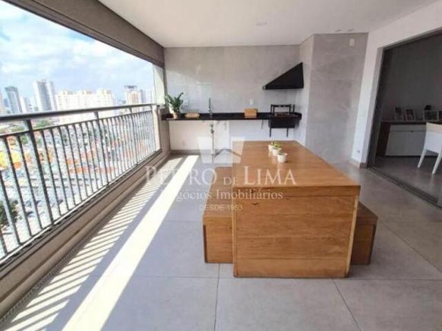 Condomínio High Mooca. Apartamento Varanda Gourmet, 3 suítes, 2 vagas, depósito, 160 m³ na Mooca