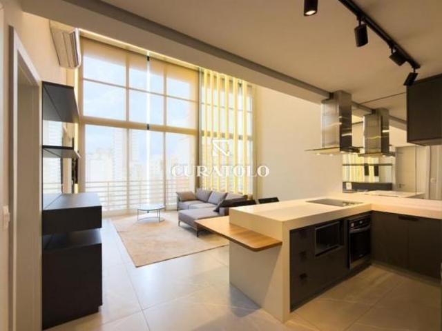 Condomínio Loft augusta Apartamento duplex à venda com 100 m², 2 suítes, 2 vagas e Mobiliado no Ja