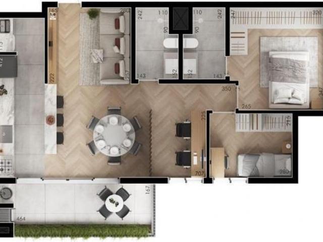 Condomínio Stenzo Apartamentos de Médio Padrão na Planta no Novo Mundo: Viva com estilo e confort