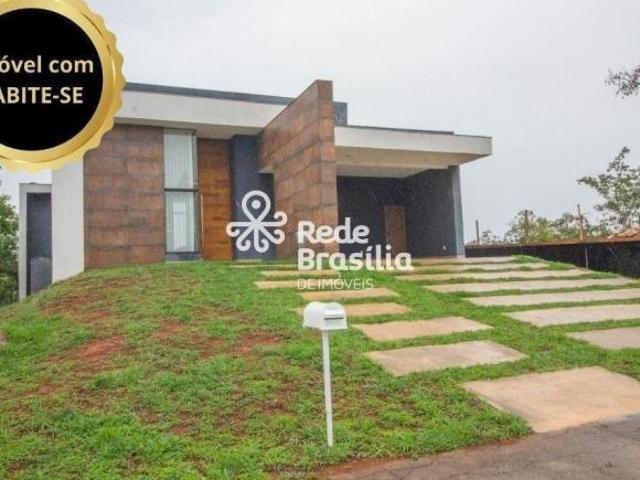 Condomínio Santa Mônica Casa à venda, com Habite se, térrea, 3 suítes, Jardim Botânico