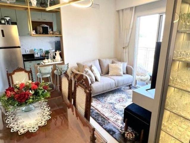 Condomínio Único Residencial Apartamento com Sacada, mobiliado, no Jardim Anhanguera, Ribeirão Pre