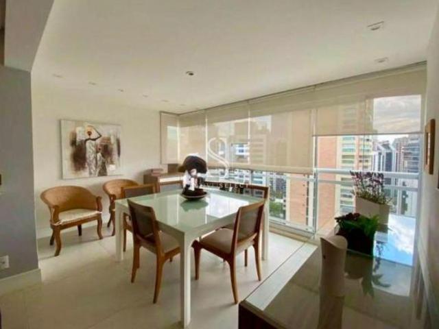 Condomínio Vision Brooklin apartamento de 80m2 com 2 quartos, sendo 2 suítes, 3 banheiros, 2 vagas