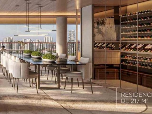 Excelente apartamento para venda em Brooklin com 4 quartos, sendo 4 suítes, 217m²
