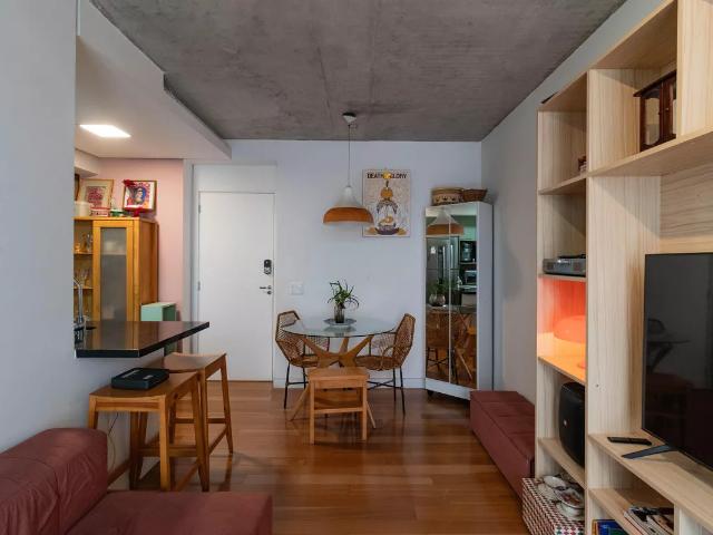 Confortável Apê garden 65m² c/ Varanda em Perdizes