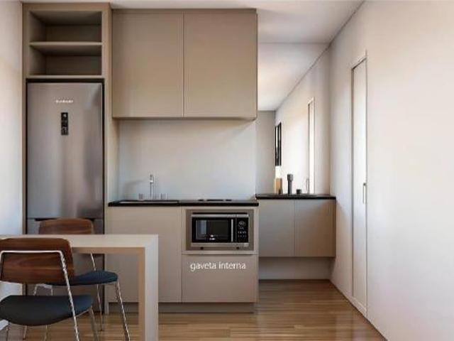 Deslumbrante studio para venda em Higienópolis com 1 quarto, 27m²