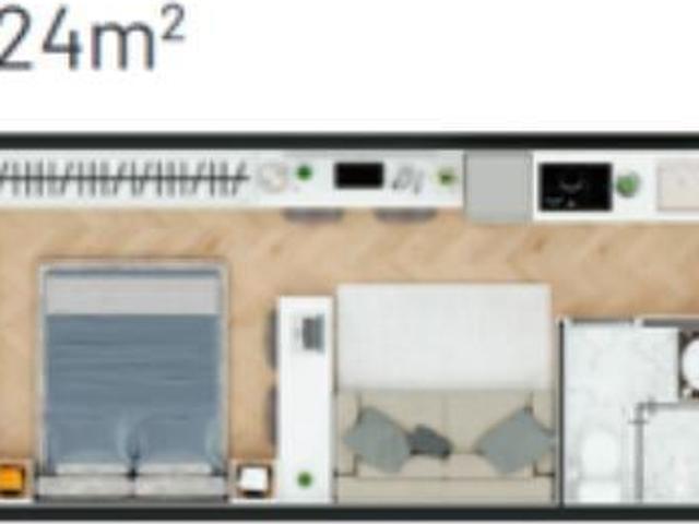 Imperdível studio para venda em Santana com 1 quarto, 24m²