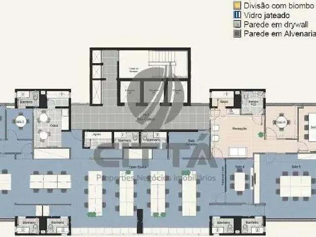 Conj. Comercial / Sala para Locação em Campinas/SP Vila Brandina 1 Quartos
