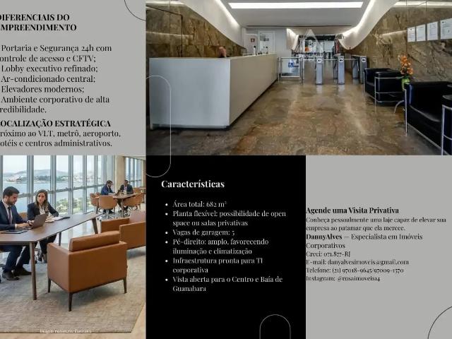Conj. Comercial / Sala para Locação em Rio de Janeiro/RJ Centro